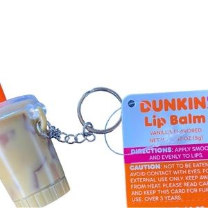 Dunkin’ | Makeup | Dunkin Lip Balm Iced Coffee Key Ring | Poshmark